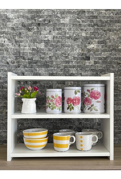 Modülya Tezgah Üstü Raf -Mutfak-Banyo Rafı