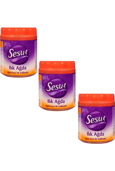 Sesu Ilık Ağda 250 gr 3 Adet