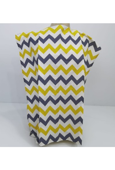 Mor Design Mordesign Zigzag Emzirme Örtüsü Sarı