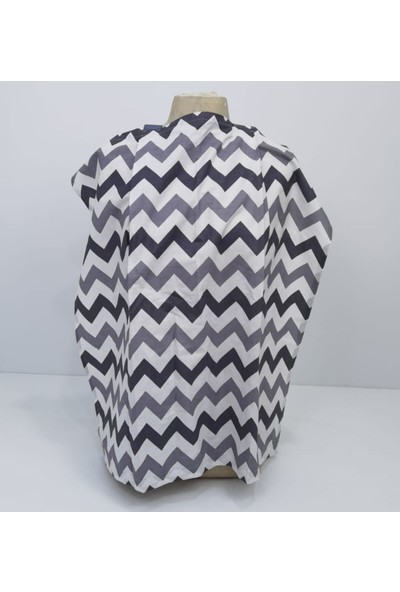 Mor Design Mordesign Zigzag Emzirme Örtüsü Gri Mor Design Mordesign Zigzag Emzirme Örtüsü Gri