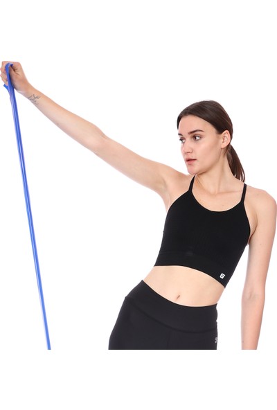 Sportive Spo-Seanewmidi Bra Kadın Siyah Günlük Stil Sporcu Sütyeni 712101-SYH