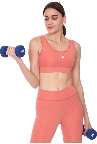 Sportive Spo-Regular Bra Kadın Pembe Günlük Stil Sporcu Sütyeni 712100-PMB