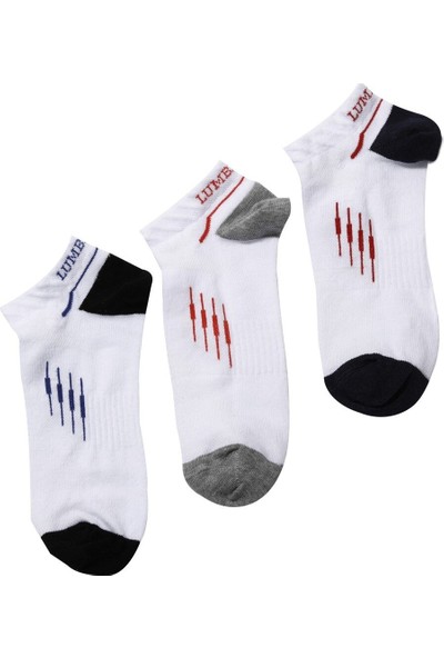 Lumberjack CT510 Stradı Patık 3lu Beyaz Erkek Çorap Lumberjack CT510 Stradı Patık 3lu Beyaz Erkek Çorap