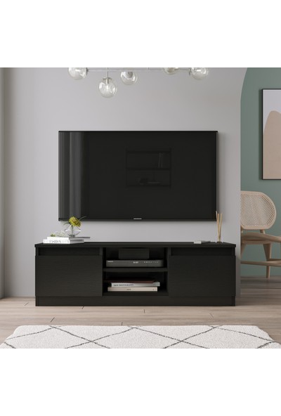 Robin Home James Tv Ünitesi Sehpası Televizsyon Sehpası 120CM Siyah/ Beyaz Robin Home James Tv Ünitesi Sehpası Televizsyon Sehpası 120CM Siyah/ Beyaz