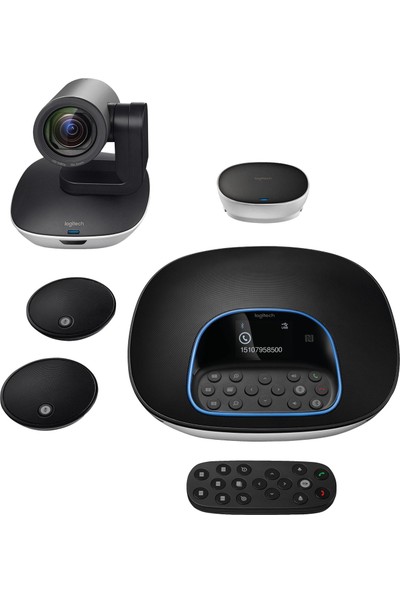 Logitech Group Konferans Kamerası Büyük Odalar Için Ekstra Mikrofonla Birlikte Logitech Group Konferans Kamerası Büyük Odalar Için Ekstra Mikrofonla Birlikte