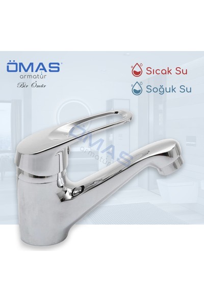 Ömas Armatür Mf2 Lavabo Musluğu, Banyo Lavabo Bataryası Ömas Armatür Mf2 Lavabo Musluğu, Banyo Lavabo Bataryası