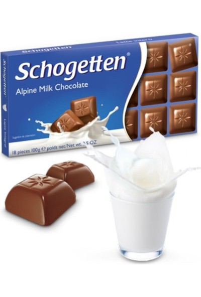 Schogetten Alpıne Sütlü Çikolata 100 gr