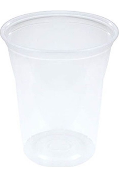 Kullan At Market Plastik Bardak Ekonomik Şeffaf 400 cc 50'li