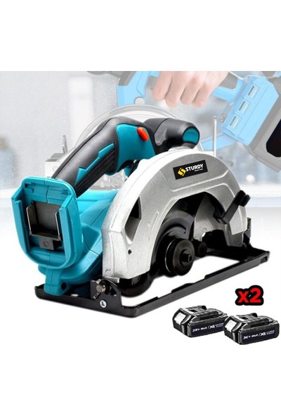 Sturdy Çift Akülü Daire Testere Sunta Kesme Makinası Pro 36W 5AH Sturdy Çift Akülü Daire Testere Sunta Kesme Makinası Pro 36W 5AH