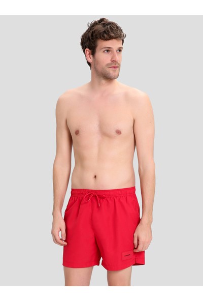 Calvin Klein KM0KM00296 Kırmızı Erkek Mayo Şort