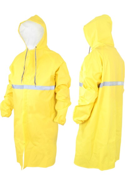 Nisteks Sarı Pardesü (Refrektörlü) Yağmurluk Nisteks Sarı Pardesü (Refrektörlü) Yağmurluk