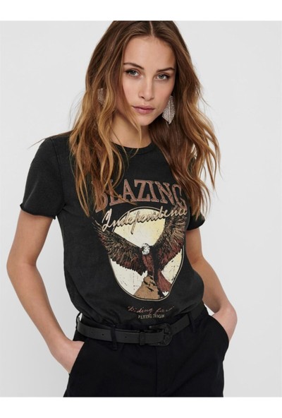 Only 15215721 Onllucy Life Reg S/s Western Top Box Jrs Kadın Bluz Only 15215721 Onllucy Life Reg S/s Western Top Box Jrs Kadın Bluz