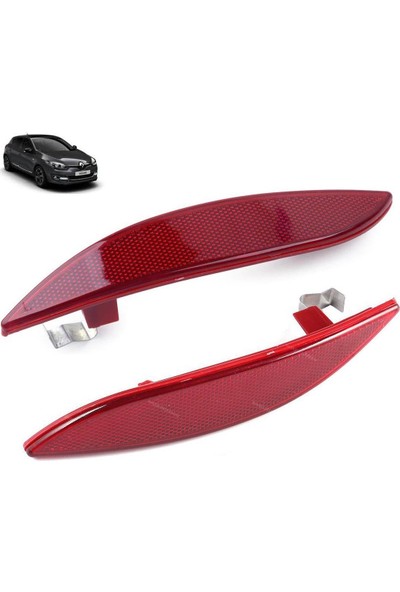 Moda Fluence Megane 3 Arka Tampon Reflektörü - Sol Moda Fluence Megane 3 Arka Tampon Reflektörü - Sol