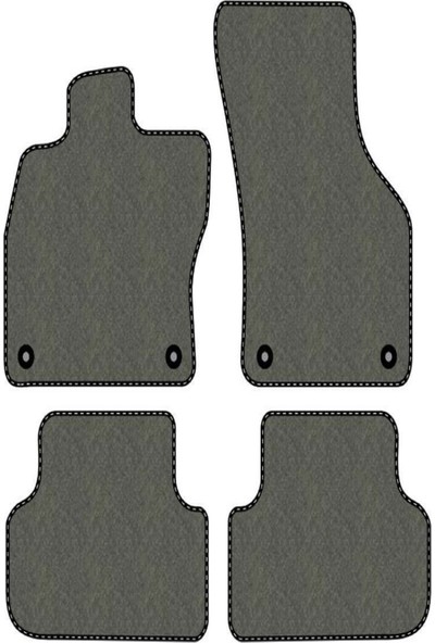 Tegin Peugeot 307CC 2003-2008 Uyumlu Gri Halı Siyah Kenar Paspas Tegin Peugeot 307CC 2003-2008 Uyumlu Gri Halı Siyah Kenar Paspas