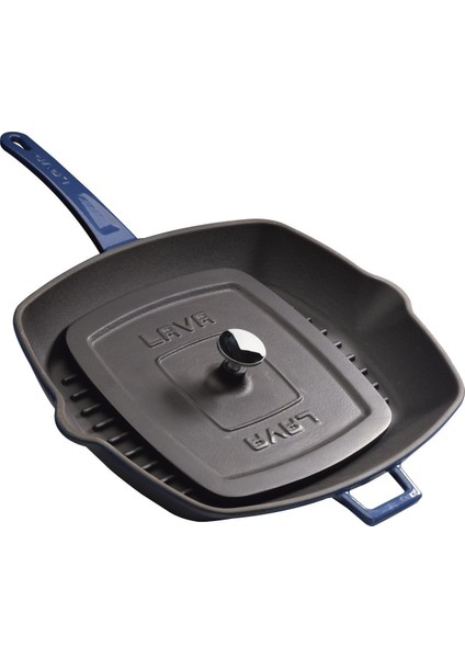 Lava Chef Set 28 x 28 cm. Izgara Tava Cam Kapaklı + Pres 21 Fiyatı