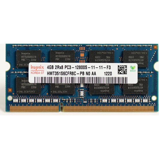 Hynix 4gb 2rx8 PC3-12800S-11-11-F3 1600MHZ 1.5V Ddr3 Fiyatı
