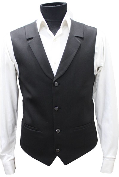 Mentor Regalo Erkek Yelek Yakalı Regular Fit Siyah 50344 Mentor Regalo Erkek Yelek Yakalı Regular Fit Siyah 50344