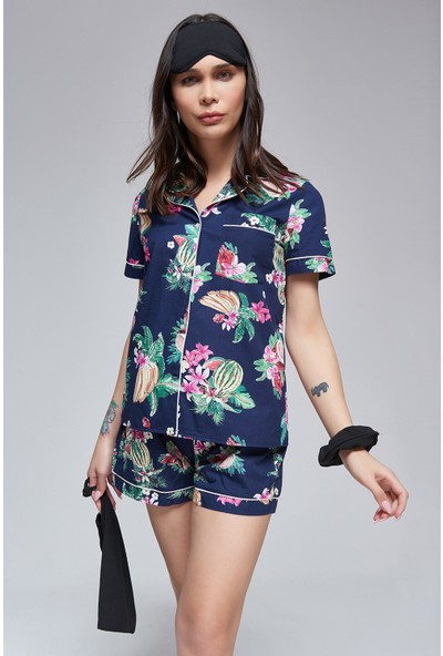 For You Moda 5 Li Penye Beyaz Biyeli Meyve Desen Lacivert Sort Set For You Moda 5 Li Penye Beyaz Biyeli Meyve Desen Lacivert Sort Set