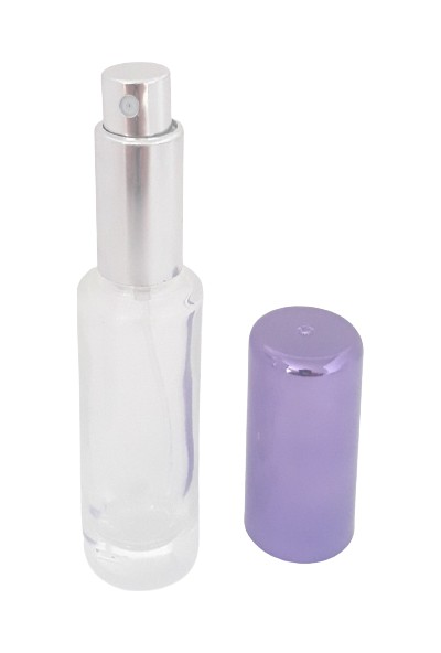 Dbyol Boş Parfüm Şişesi 12 ml (3 Adet) Geniş Mor Boş Şişe