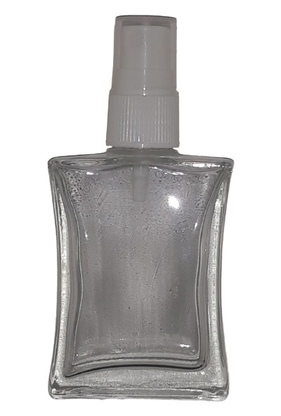 Dbyol Boş Parfüm Şişesi 50 ml (5 Adet) Şeffaf Kapaklı Içbükey Boş Şişe