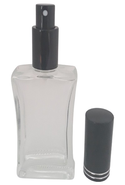 Dbyol Boş Parfüm Şişesi 50 ml (5 Adet) Siyah Kapak Metal Valf Içbükey Boş Şişe Dbyol Boş Parfüm Şişesi 50 ml (5 Adet) Siyah Kapak Metal Valf Içbükey Boş Şişe