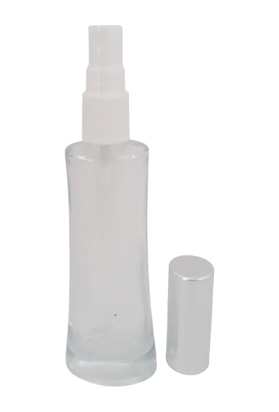 Dbyol Parfüm Şişesi 50 ml (10 Adet) Gri Kapak Plastik Valf Eyfel Boş Şişe