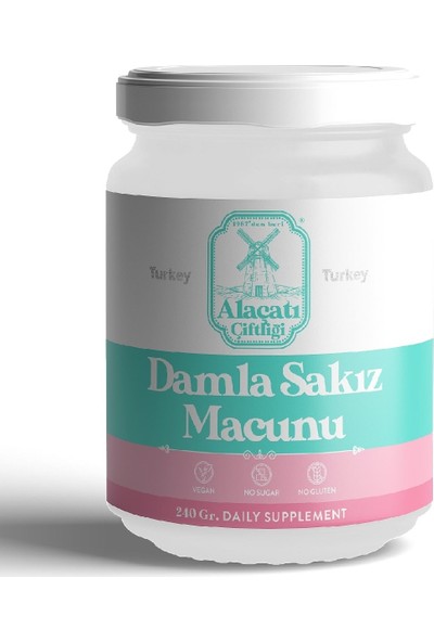 Alaçatı Damla Sakız Macunu 240 gr Alaçatı Damla Sakız Macunu 240 gr