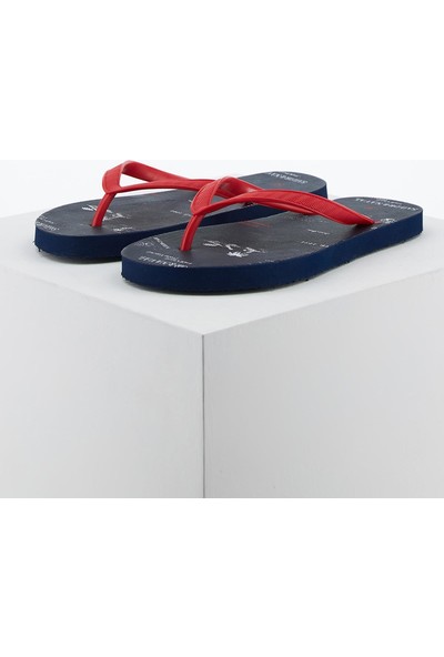 Defacto Erkek Çocuk Palmiye Desenli Parmak Arası Terlik U4517A621SM