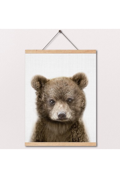 Canvartie Ayı Asılabilir Çocuk Odası Duvar Tablosu Canvartie Ayı Asılabilir Çocuk Odası Duvar Tablosu