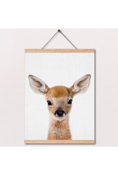 Canvartie Yavru Ceylan Asılabilir Çocuk Odası Duvar Tablosu Canvartie Yavru Ceylan Asılabilir Çocuk Odası Duvar Tablosu