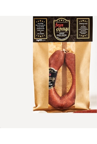 Feyz Çiftliği Fermente Dana Kasap Sucuk 500-550 Gr Feyz Çiftliği Fermente Dana Kasap Sucuk 500-550 Gr