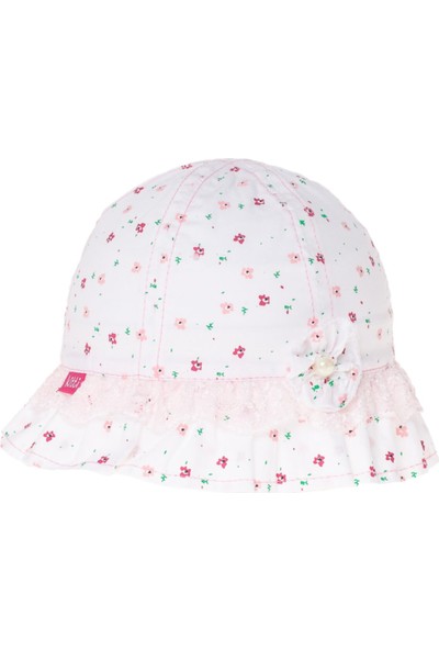 Kitti Kız Bebek Desenli Fötr Şapka 1-2 Yaş