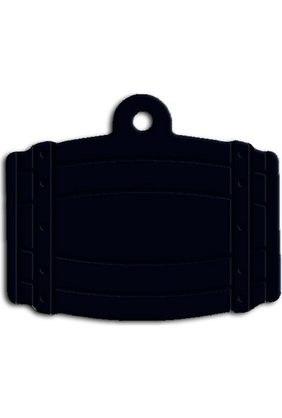 Dali's Fıçı Köpek Künyesi Siyah