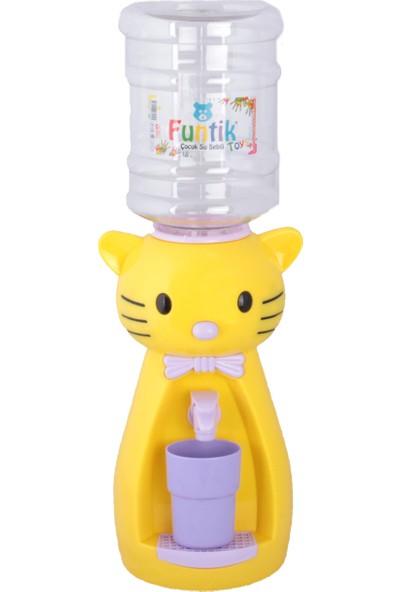 Funtik Kedi Çocuk Su Sebili + Bardak