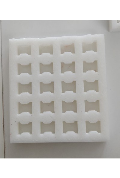 BT Sanat Atölyesi Minyatür Tuğla Parke Kilit Taşı Silikon Kalıp