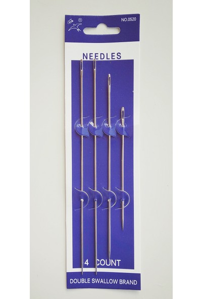 Kezban Tekstil Çuvaldız Iğne Yorgan Iğnesi 4 Adet