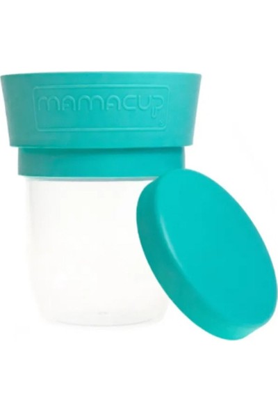 Mamacup Dökülmeyi Önleyen Atıştırmalık Kabı - Turkuaz