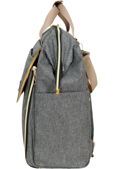 Ezolan Çok Amaçlı Anne Bebek Bakım Sırt Çantası Spor Model Gri Ezolan Çok Amaçlı Anne Bebek Bakım Sırt Çantası Spor Model Gri