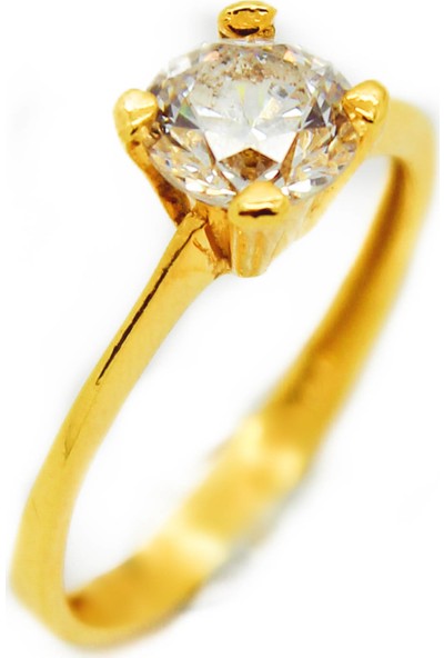 Cigold 22 Ayar Tektaş Yüzük 17K2YZK0362054935