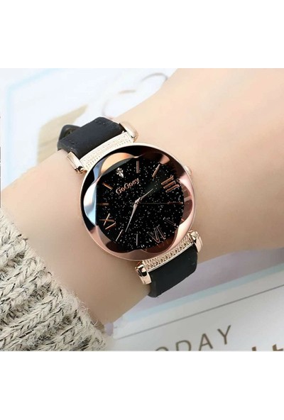 Gogoey Kadın Kol Saati Rose Gold Lüks Moda Şık Bayan Kol Saati G4417S Gogoey Kadın Kol Saati Rose Gold Lüks Moda Şık Bayan Kol Saati G4417S