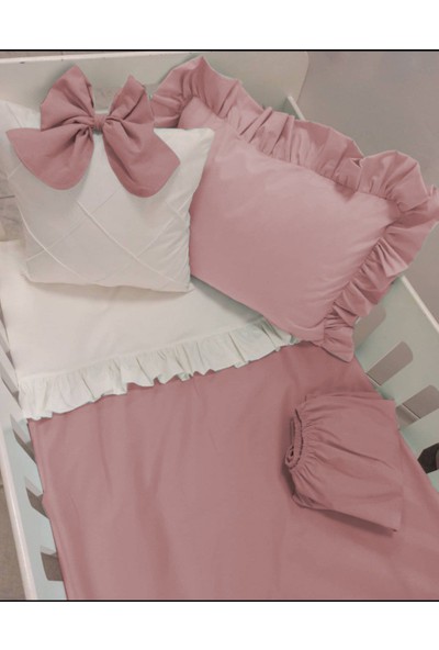 Ege Home Mıa Bebek Nevresim Takımı Koyu Pudra