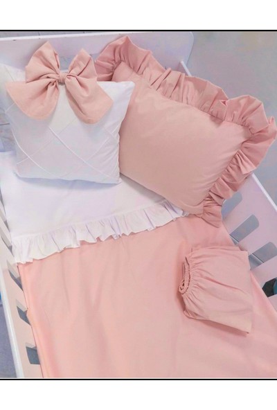 Ege Home Mia 100*150 Bebek Nevresim Takımı 100*150 Pudra Pembe