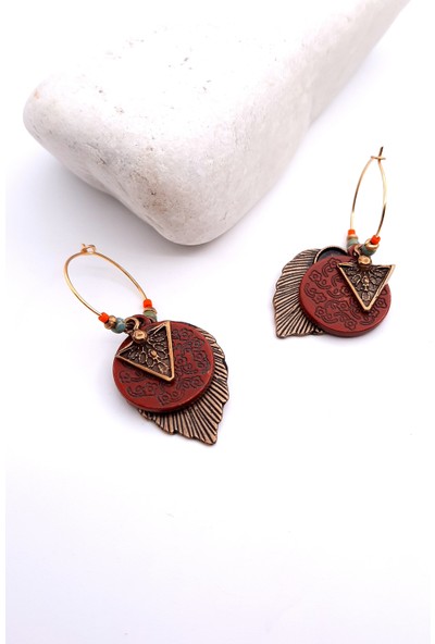 Takıtokacınız El Yapımı Otantik Bohem Küpe