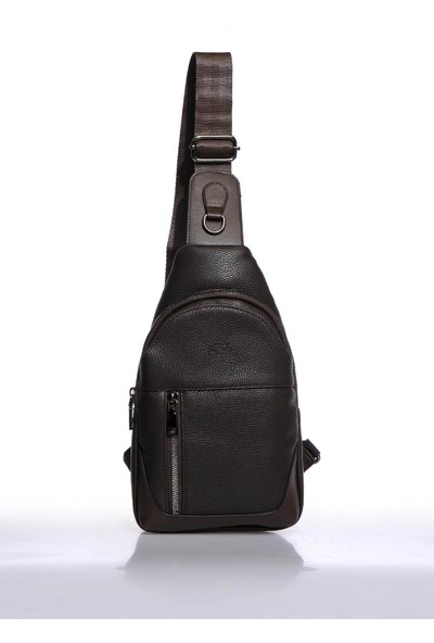 Fossil FSCE066800-1740 Kahverengi Erkek Body Bag