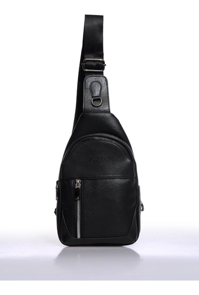 Fossil FSCE066800-1740 Siyah Erkek Body Bag