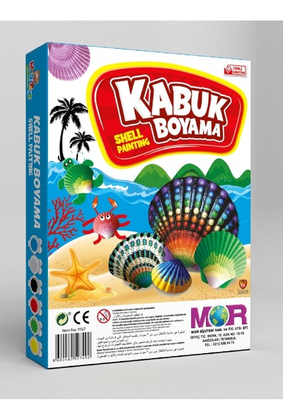 Mor Toys Kabuk Boyama Seti