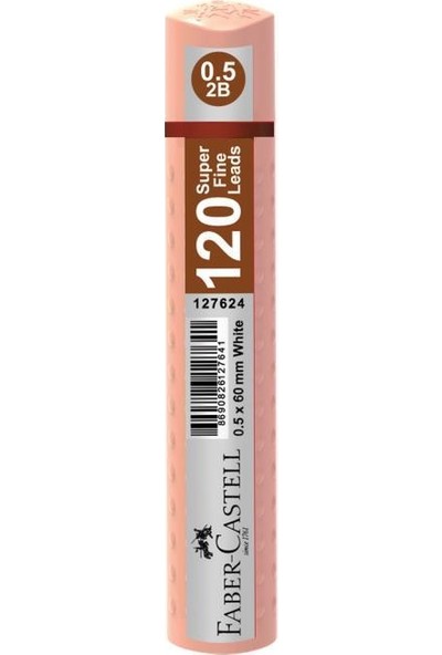 Faber-Castell Grip Min 0.5 2b 60 mm 120'li Pastel Turuncu Tüp 5090127683000 Faber-Castell Grip Min 0.5 2b 60 mm 120'li Pastel Turuncu Tüp 5090127683000