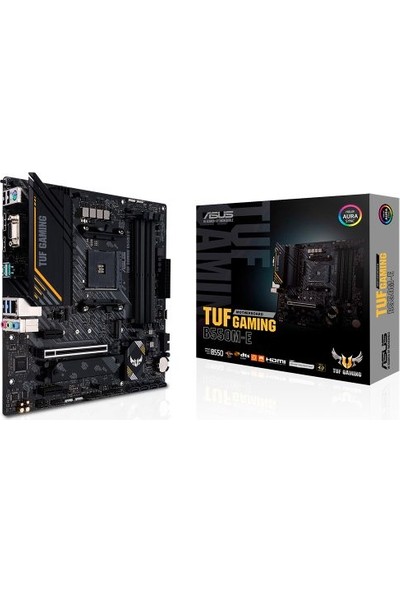Asus Tuf Gamıng B550M-E Amd B550 Am4 Ddr4 4800 Dp HDMI VGA Asus Tuf Gamıng B550M-E Amd B550 Am4 Ddr4 4800 Dp HDMI VGA
