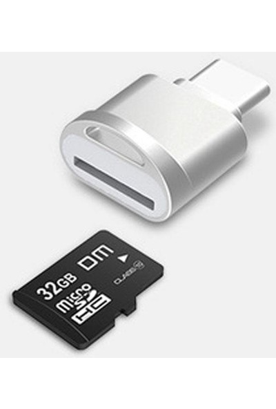 Techmaster Type-C USB C 3.1 Micro Sd Kart Okuyucu Techmaster Type-C USB C 3.1 Micro Sd Kart Okuyucu