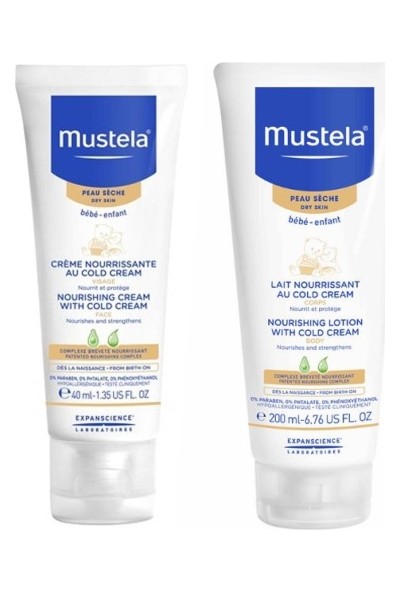 Mustela Cold Krem Içeren Vücut Losyonu 200 ml &yüz Kremi 40 ml Mustela Cold Krem Içeren Vücut Losyonu 200 ml &yüz Kremi 40 ml